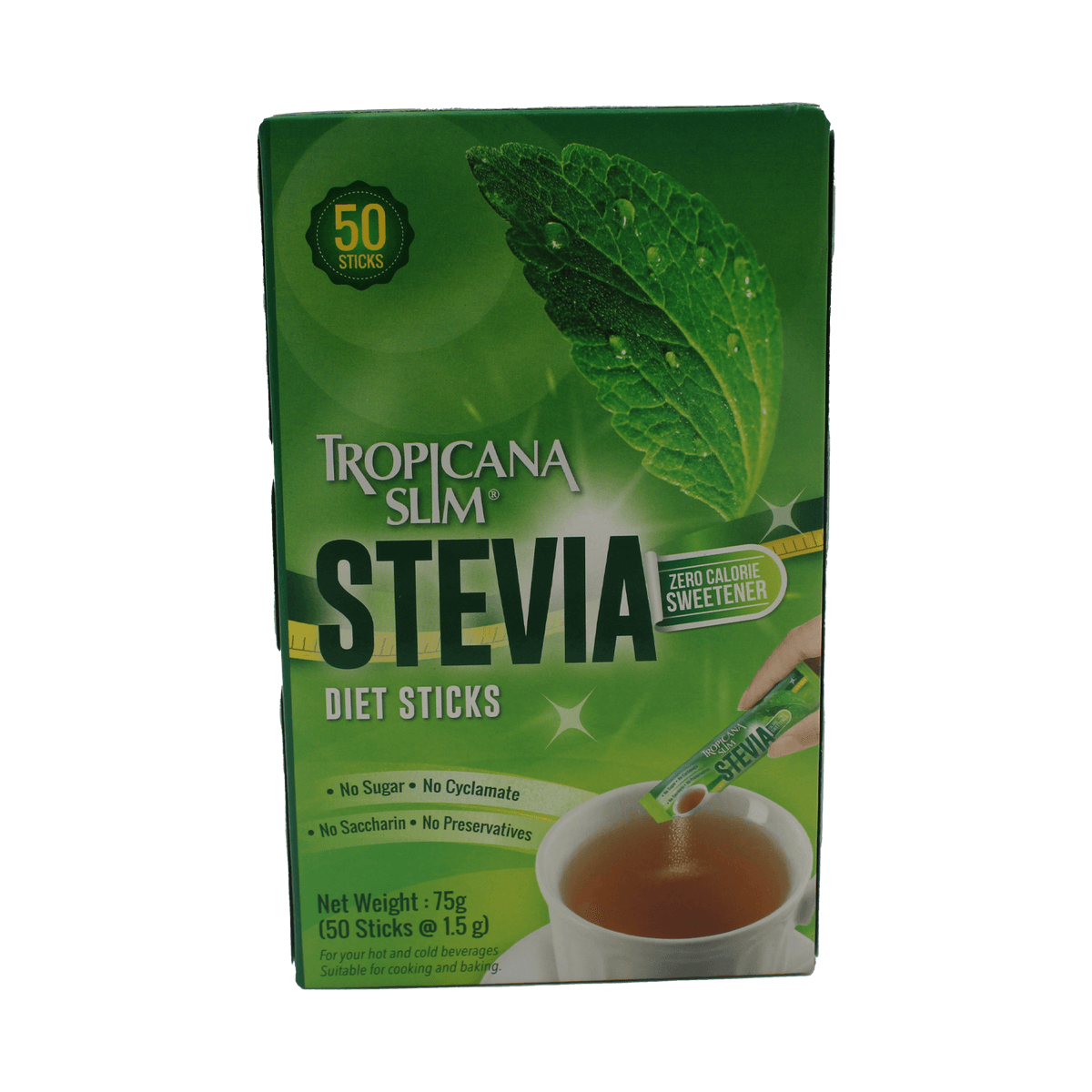 Tropicana Slim Zero Stevia 50 Sticks