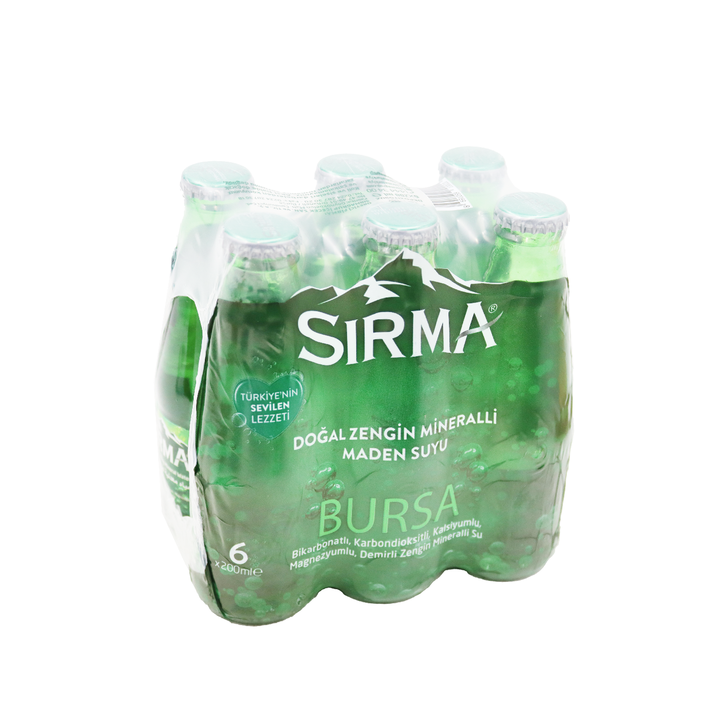 Sirma Natural Sparkling Mineral Water 200ml