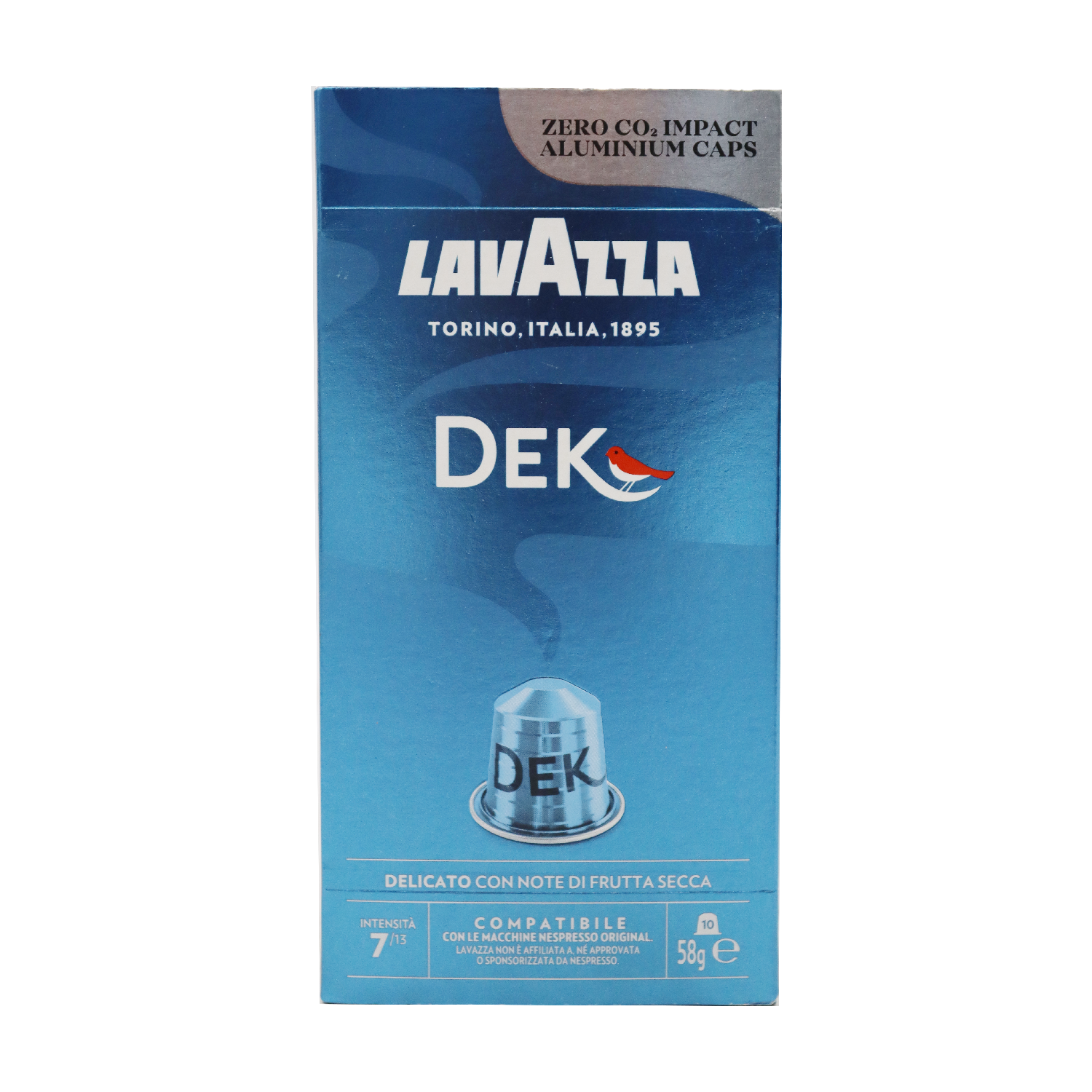 Lavazza Capsule Dek Coffee 58g(10 Capsules)