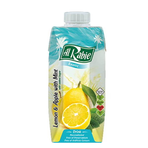 Al Rabie Prisma Lemon&Mint Juice 330ml