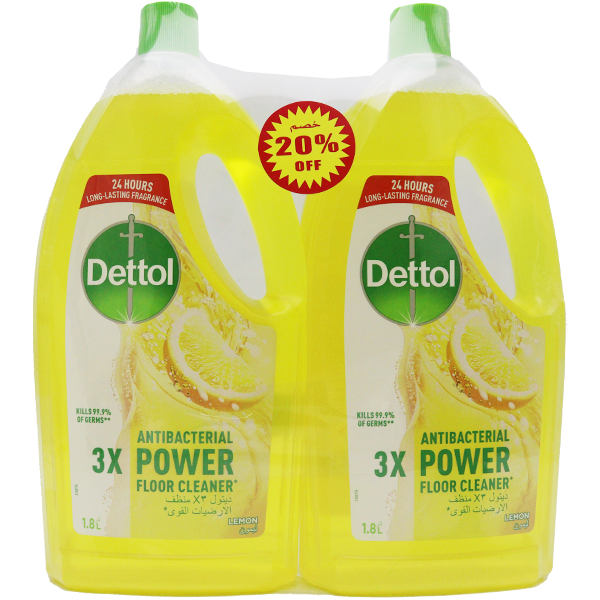 Dettol Multi Purpose Cleaner Lemon 2X1.8Ltr