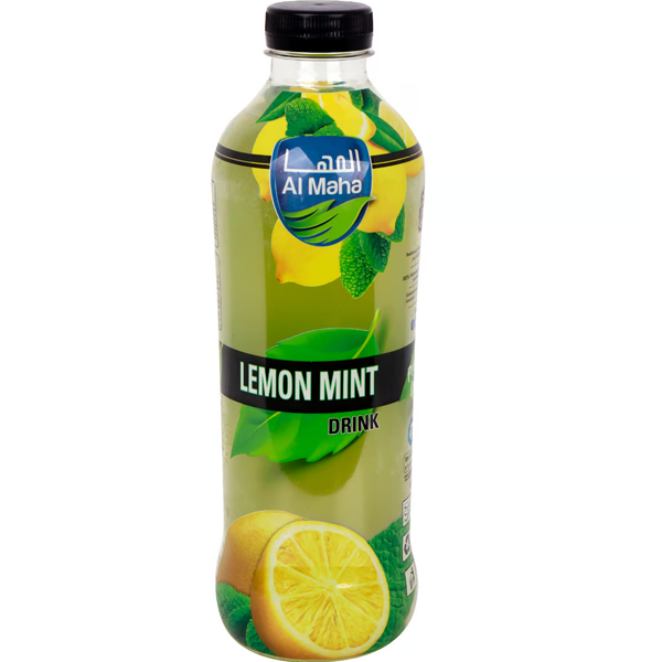 Al Maha Lemon Mint Flavored Drink 950ml
