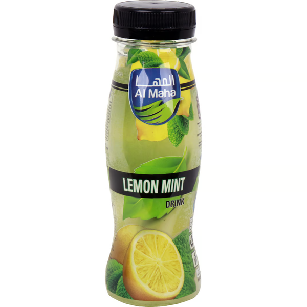 Al Maha Lemon Mint Flavored Drink 180ml
