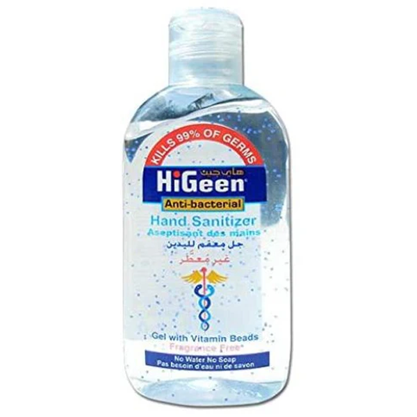 HiGeen Antibacterial Hand Sanitizer Fragrance Free 110ml